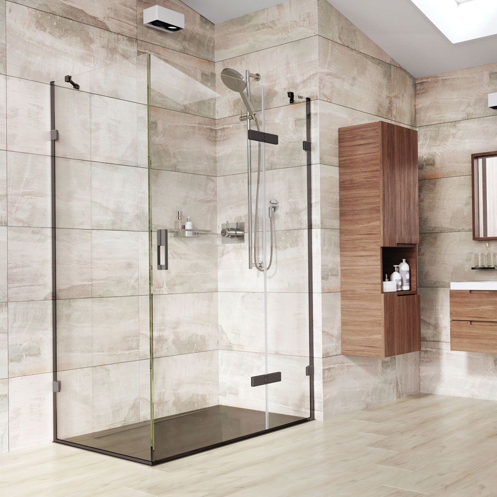 Liberty Hinged Door with Hinged In-Line Panel